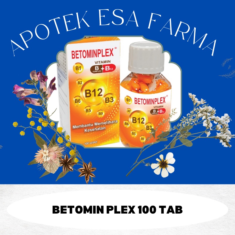 Jual BETOMINPLEX isi 100 tablet vitamin B complex | Shopee Indonesia