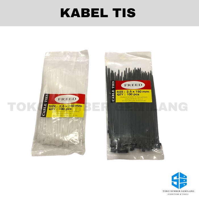 Jual Kabel Tis / Kabel Ties / Cable Tis / Kabel / Kabel Tis 2.5 x 150 ...