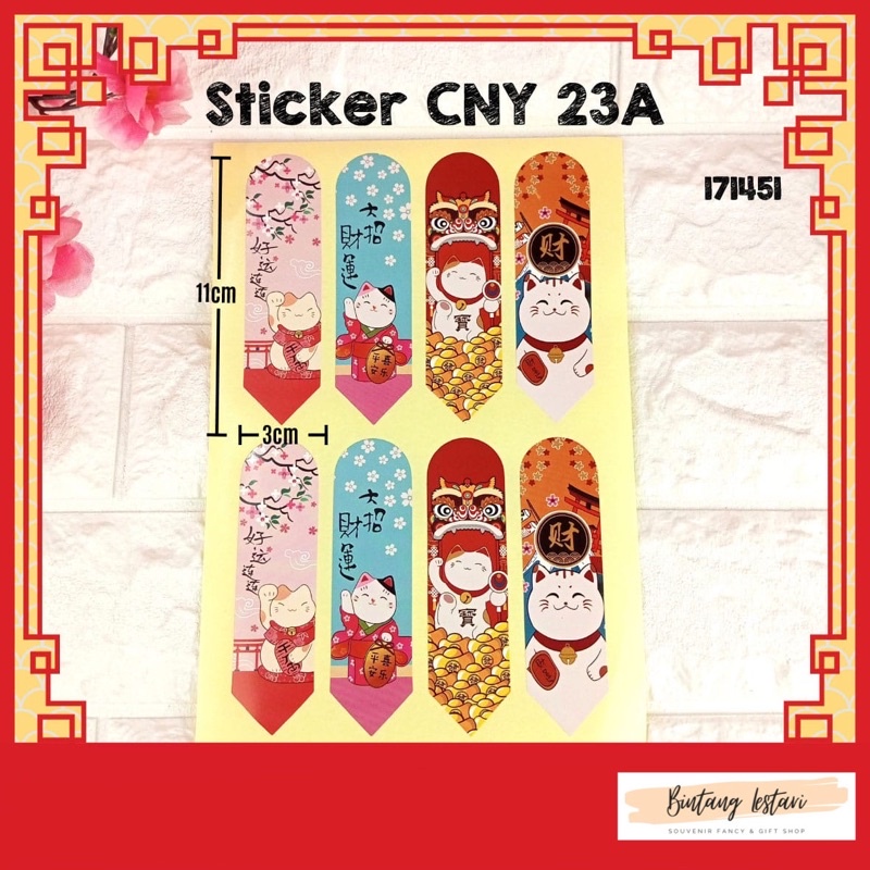 Jual Sticker Imlek Karakter / Sticker Imlek Lucu | Shopee Indonesia
