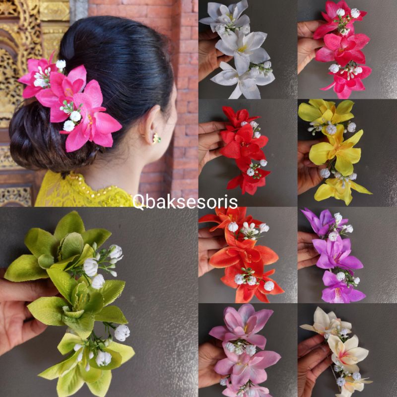 Jual semanggi bunga anggrek bintang / hairdo rambut/hiasan sanggul ...