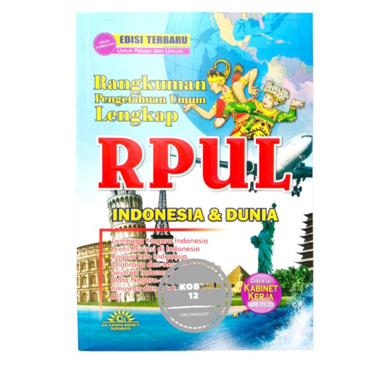 Jual Buku RPUL Indonesia dan Dunia - Cahaya Agency | Shopee Indonesia