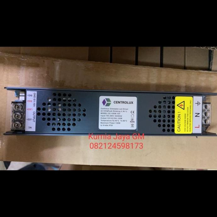 Jual Dimmable Led Driver CENTROLUX 12volt DC 100w 150w 200w Trafo Lampu ...