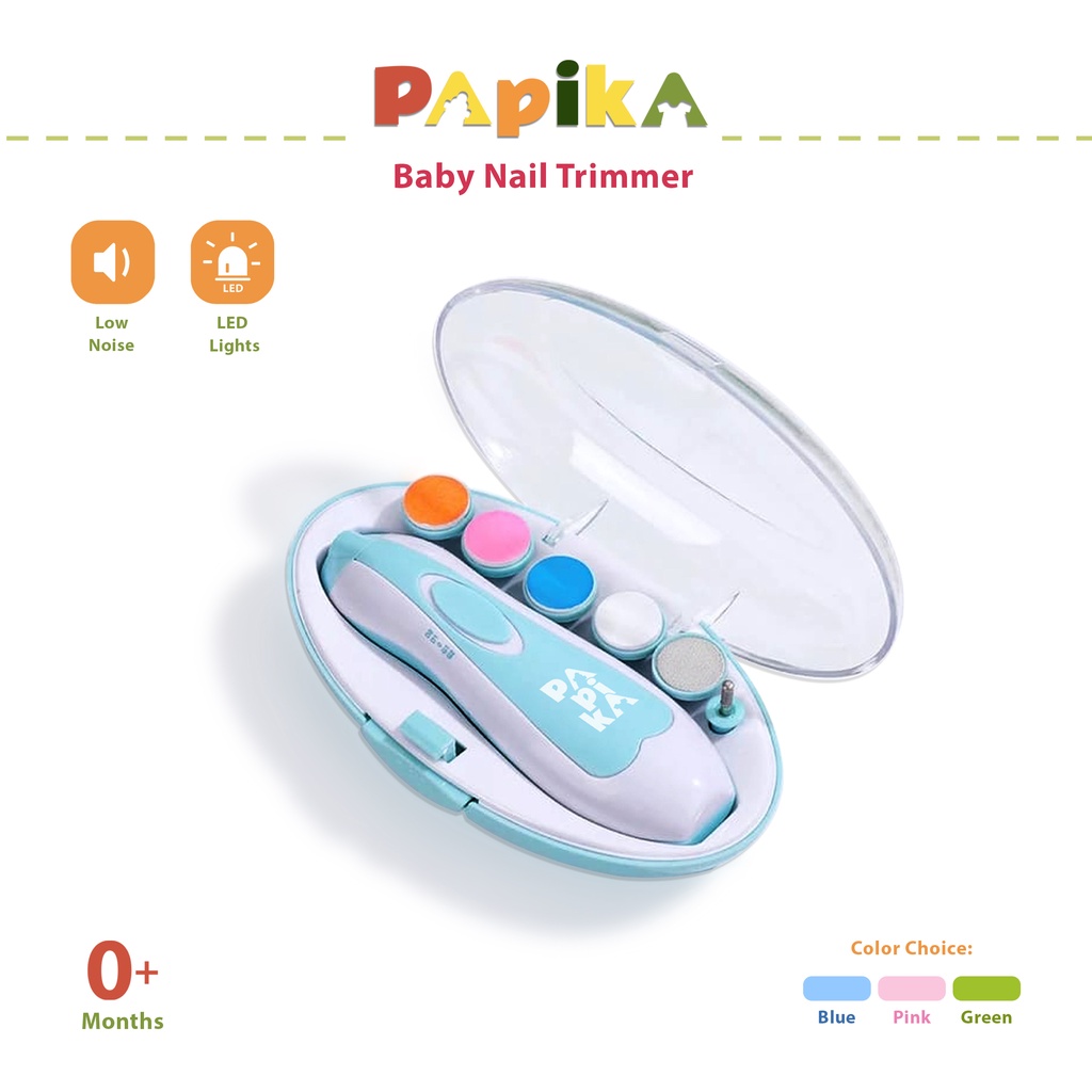 Jual PAPIKA Baby Set nail Trimmer Pedicure Elektrik Gunting Kuku Bayi Kaki dan Tangan showell ...