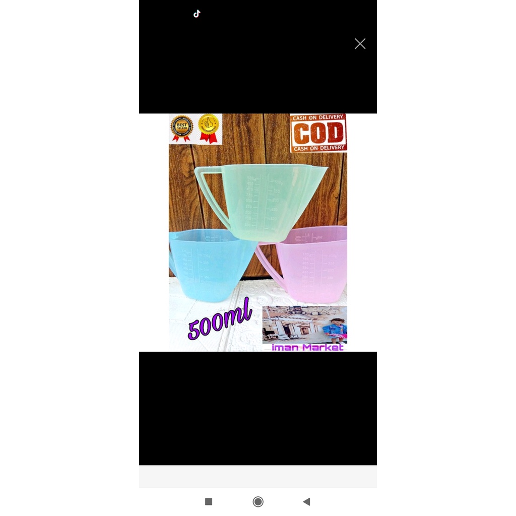 Jual Gelas ukuran 500 ml, 1000ml, 2000ml/gelas takar plastik | Shopee Indonesia