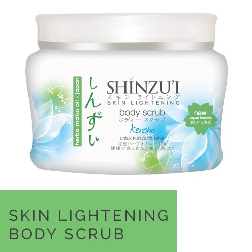 Jual SHINZUI Skin Lightening Body Scrub 110gr / Lulur Badan Shinzu'i ...
