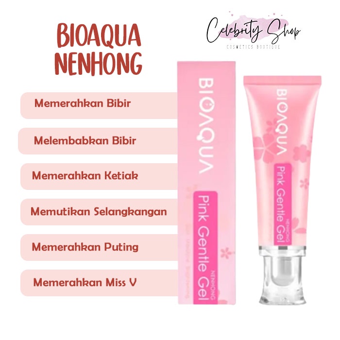 Jual CS - BIOAQUA NENHONG Cream 30g Pemerah Bibir Puting Krim Pemutih ...