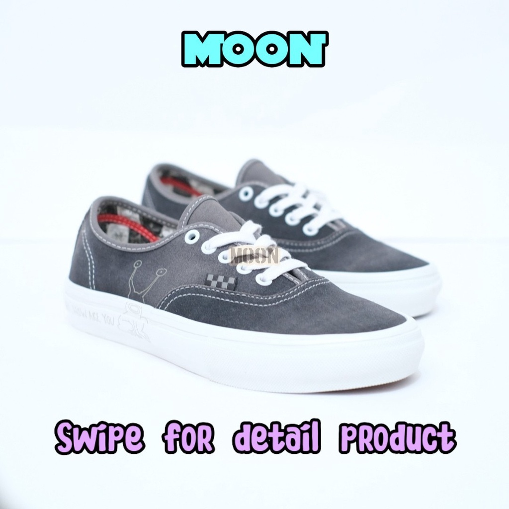 Jual VANS AUTHENTIC PRO SKATE X DANIEL JOHNSTON DARK GREY SNEAKERS ...