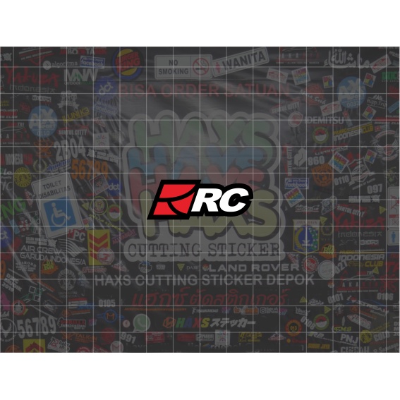 Jual Cutting Sticker Logo RC Ukuran 4 Cm | Shopee Indonesia