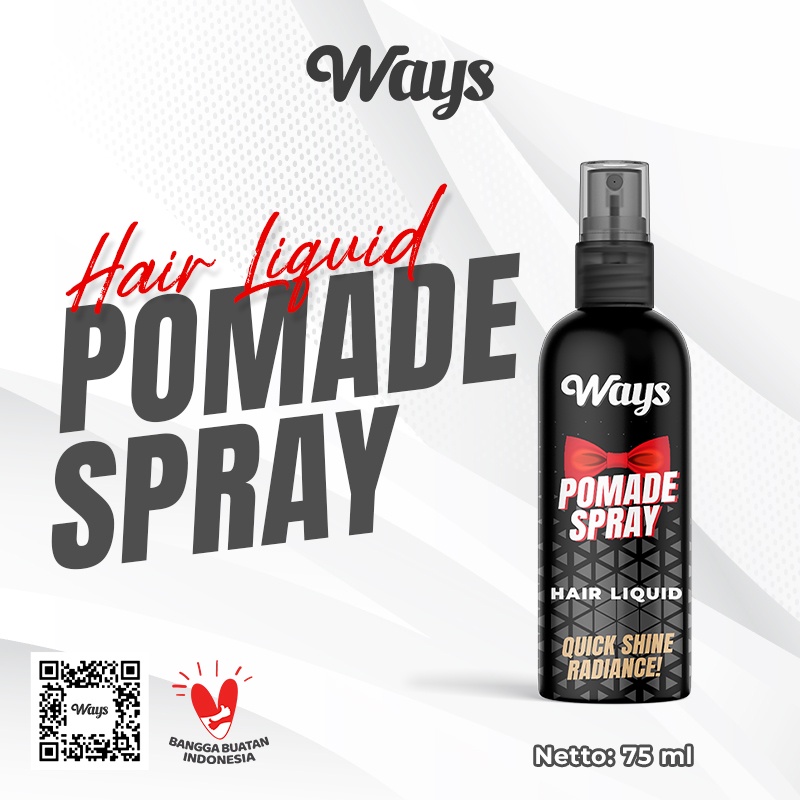 Jual WAYS Pomade Spray / Pomade Cair / Pomade Semprot / Minyak Rambut ...