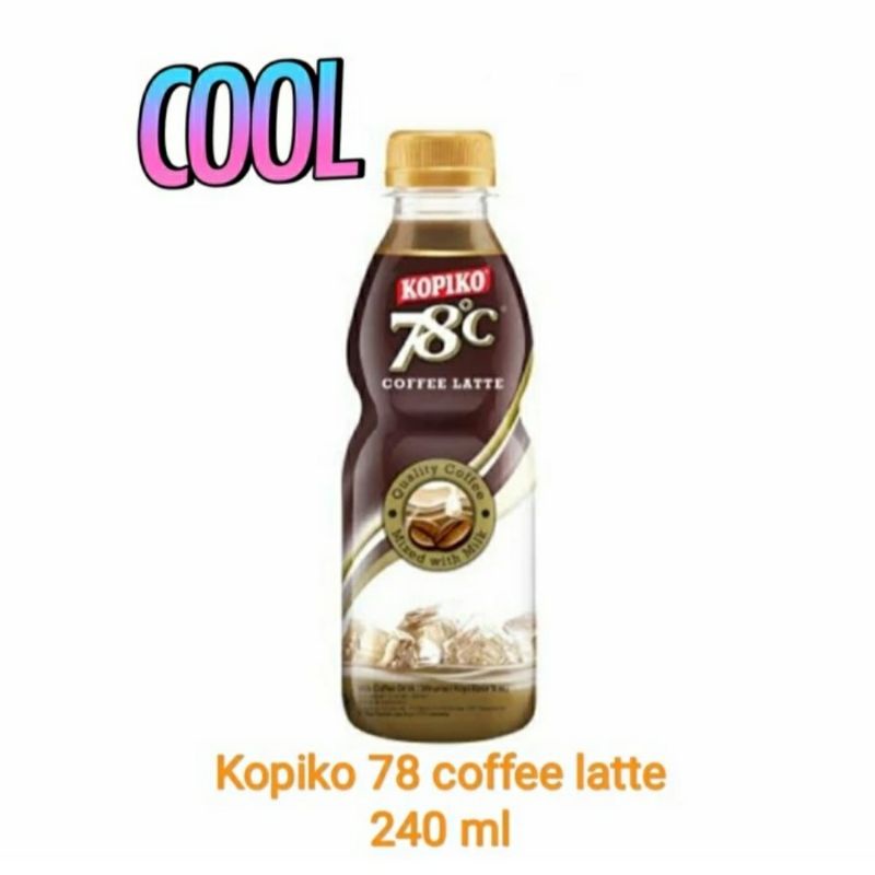 Jual kopiko 78 coffee latte | per botol | Shopee Indonesia