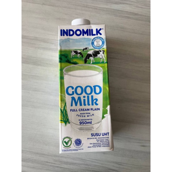 Jual Susu UHT Indomilk Good Milk Full Cream (MOHON CO PACKING TERPISAH!!!) | Shopee Indonesia