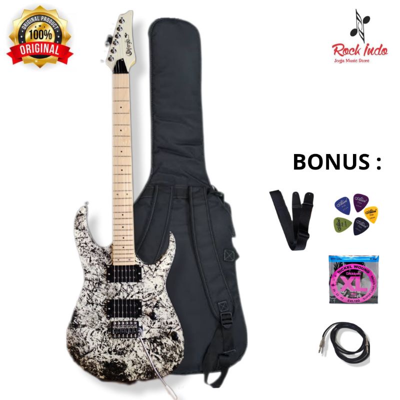 Jual Gitar Elektrik Listrik Difergio Volcano Original in Army FREE ...