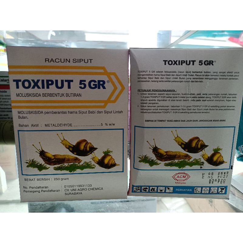 Jual Toxiput 5GR pembasmi siput | Shopee Indonesia