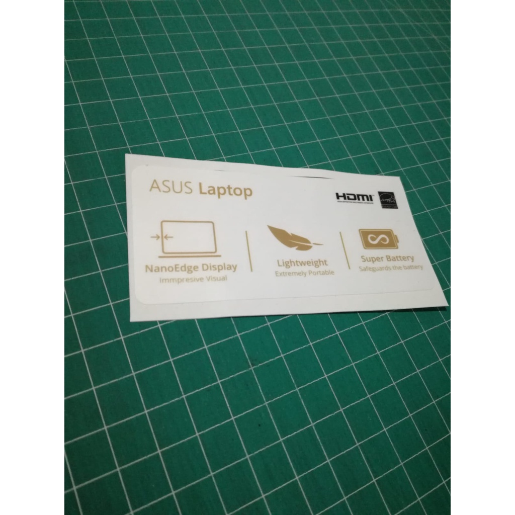 Jual Stiker Spesifikasi Laptop Asus | Shopee Indonesia