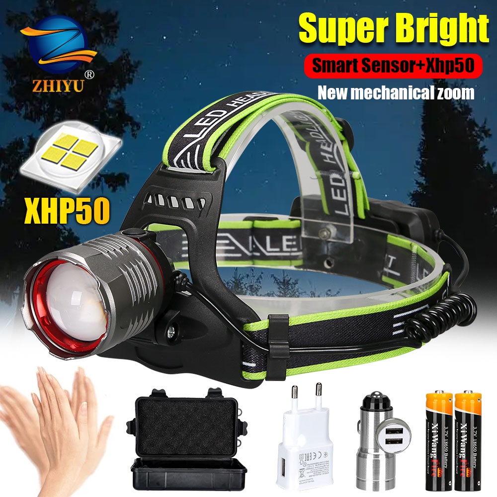 Jual PREORDER New XHP50 Induction Headlamp LED High Power Head ...