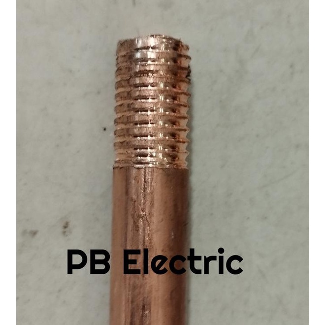 Jual Grounding Rod / Copper Rod 5/8 X 4 Meter / Besi Tembaga (Drat ...