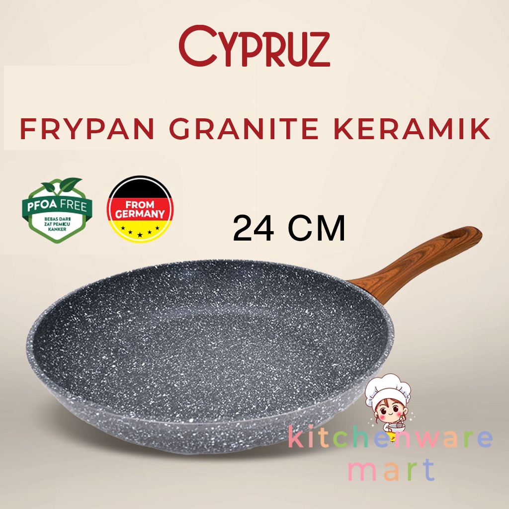 Jual Frypan Granite Cypruz PFOA FREE Keramik Coating Cypruz Wajan ...
