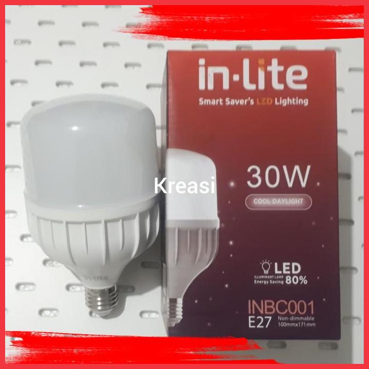 Jual (KRE) INLITE LED BOHLAM LAMPU LED E27 30W / 30 WATT IN-LITE ...
