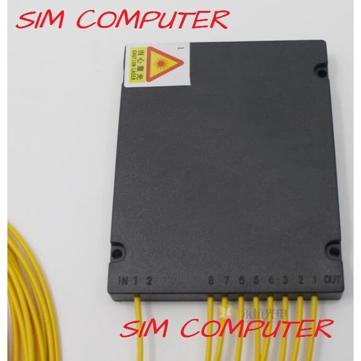 Jual 1x8 FBT Splitter SC/UPC Optik Splitter 1 8 Optic splitter 1x8 ...