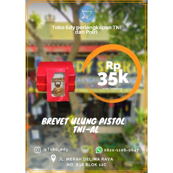 Jual Brevet ulung pistol TNI -AL | Shopee Indonesia