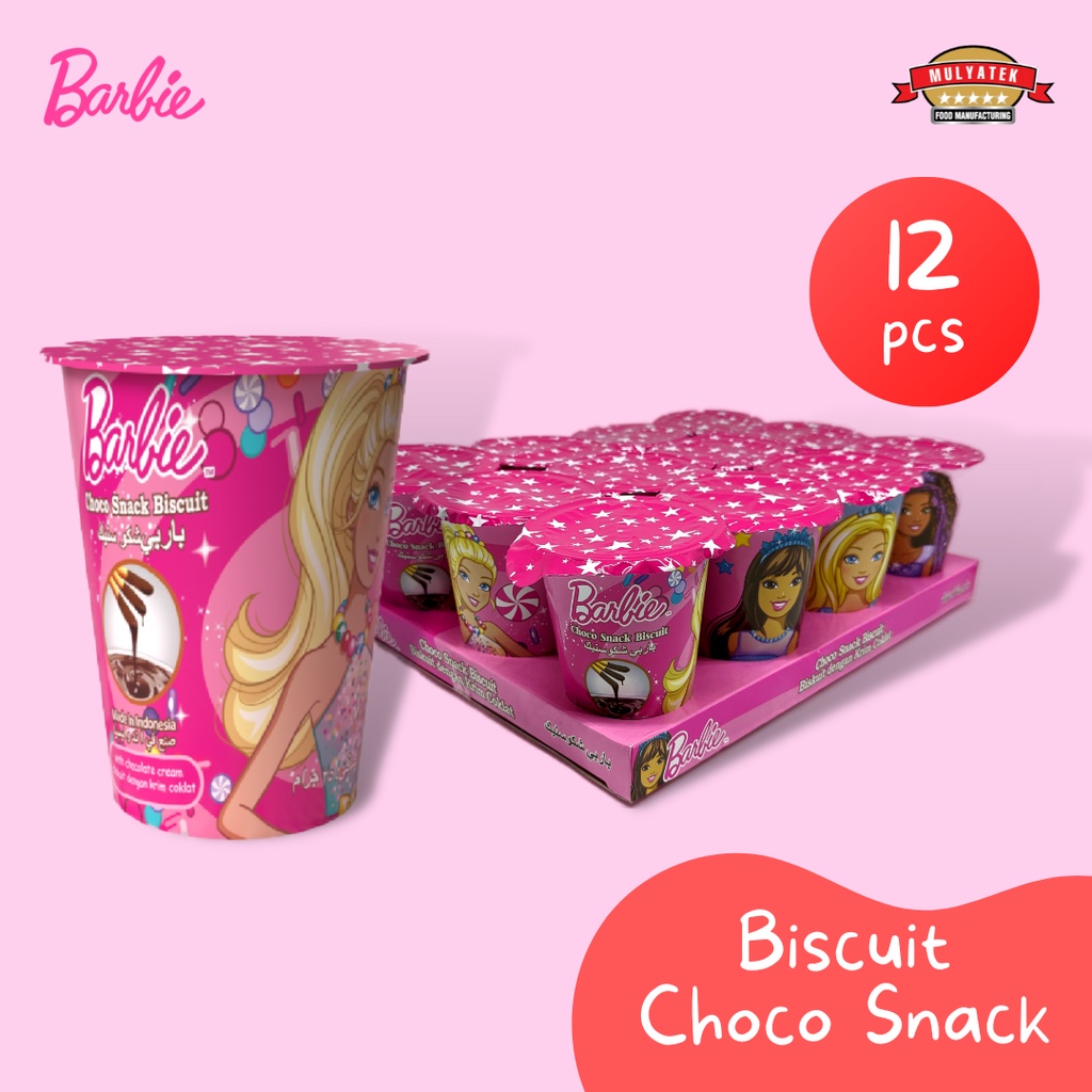 Jual Barbie Chocolate Snack Medium Coklat Biskuit Stick 25 gr - 12 pcs ...