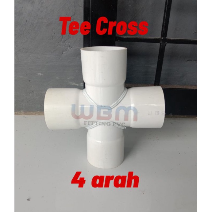 Jual Tee cross 4 arah 21/2 in pvc | Shopee Indonesia
