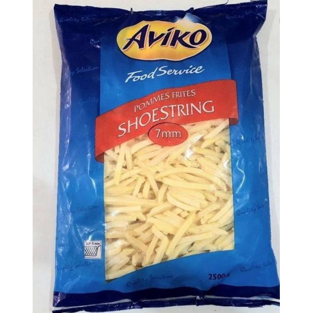 Jual Aviko Shoestring 2,5kg Premium Kentang French Fries | Shopee Indonesia