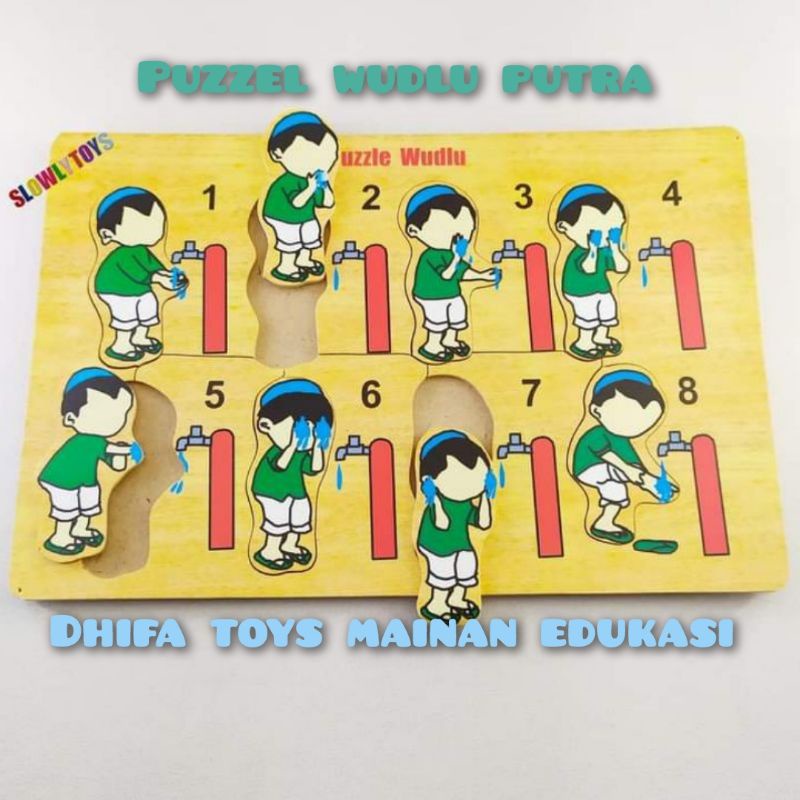 Jual Puzzle Wudhu Putra - Mainan Edukasi Puzzle | Mainan Edukasi Anak ...