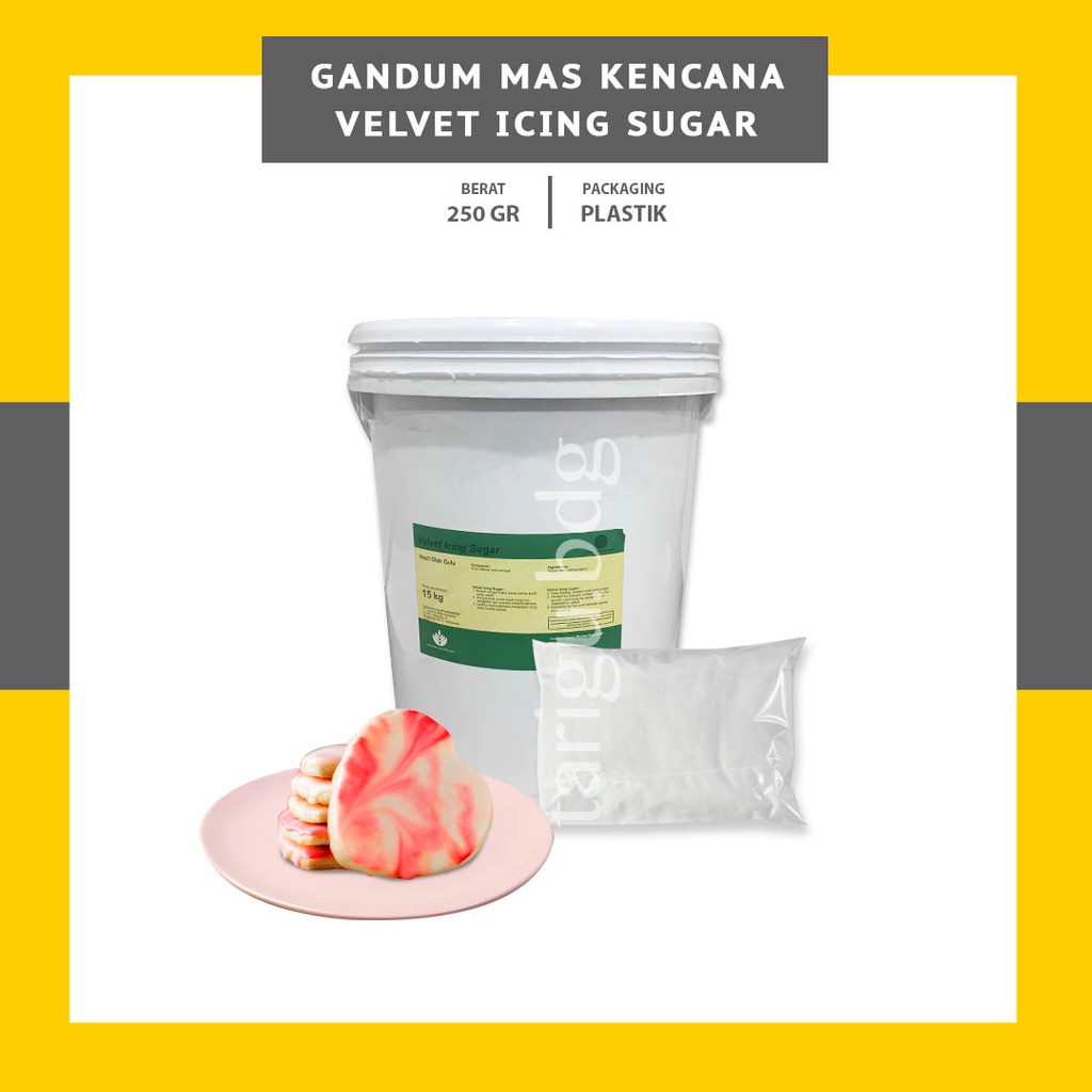 Jual VELVET GULA TABUR DONAT GANDUM MAS KENCANA PREMIUM 250GR - GULA ...