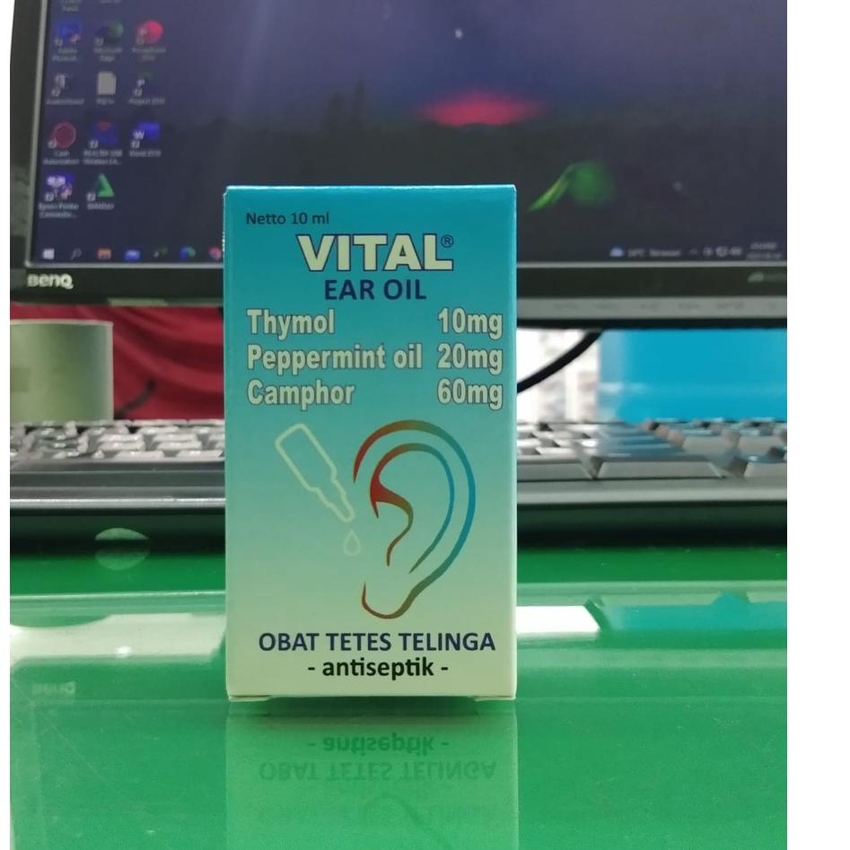 Jual Terbaru VITAL EAR OIL OBAT TETES TELINGA ANTISEPTIK ISI 10 ml ...