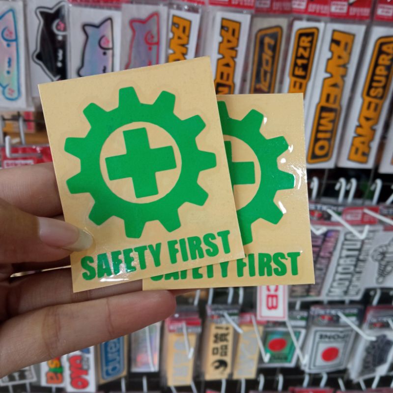 Jual sticker cutting k3 safety first | Shopee Indonesia
