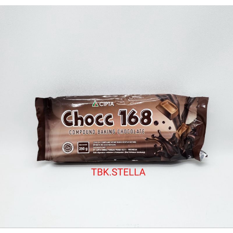 Jual CHOCC 168 COKLAT COMPOUND 250 GR | Shopee Indonesia