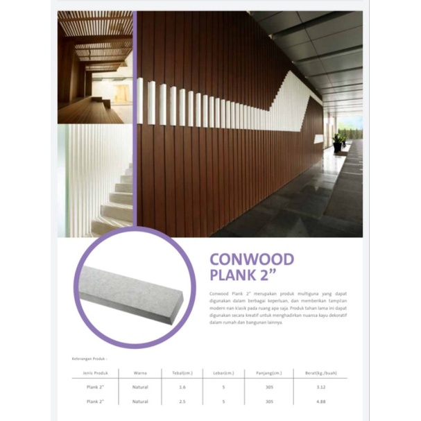 Jual Conwood Plank (50 x 3050 x 25mm) | Shopee Indonesia