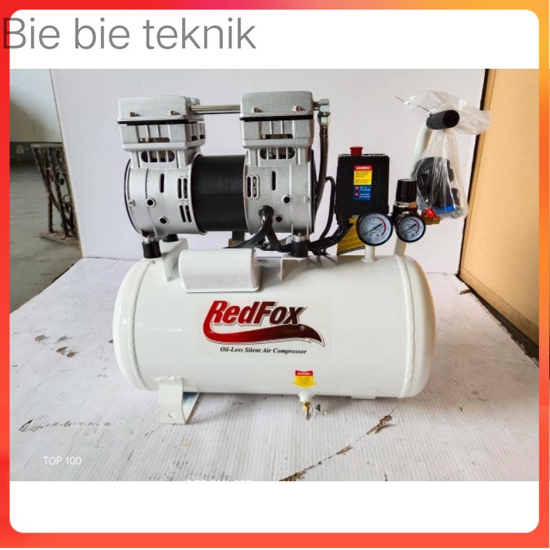 Jual kompresor angin REDFOX silent RX-CX25 1hp 24liter (tanpa oli) mesin kompresor angin redfox ...