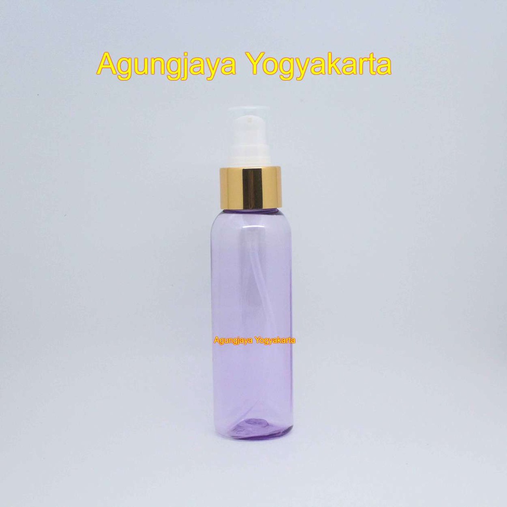 Jual Botol 100 ml BR Ungu Pump Treatment / Botol Kosmetik / Botol ...
