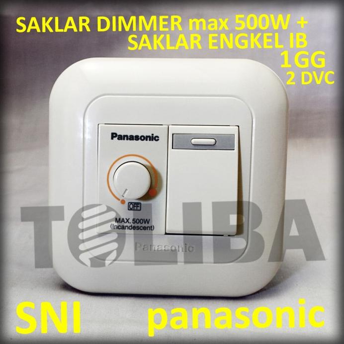Jual Saklar Engkel + Saklar Dimmer Inbow Ib Panasonic 500W Sni ...