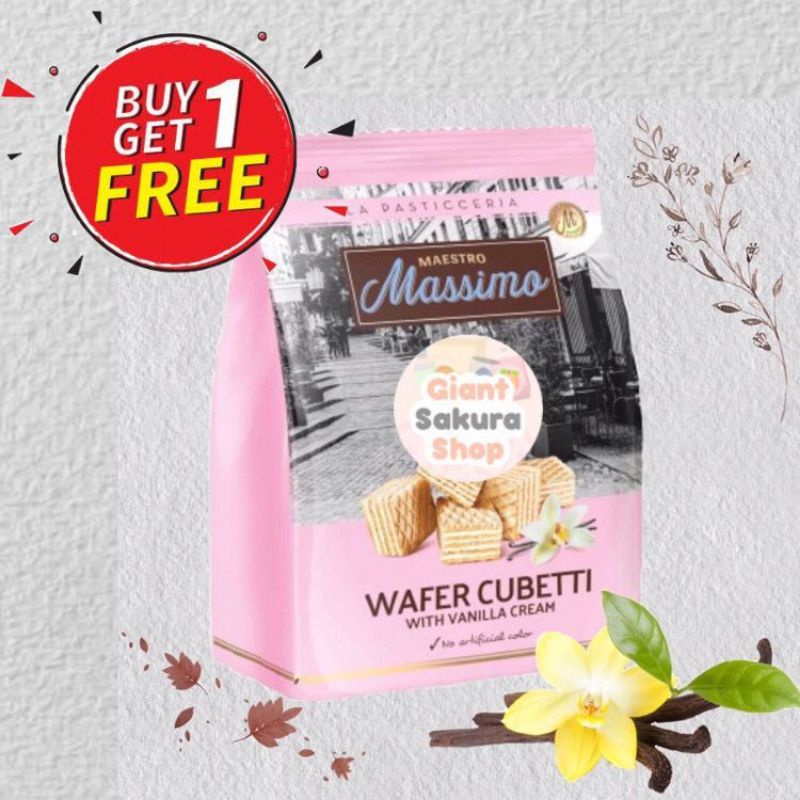 Jual Maestro Massimo Wafer Cubetti Vanilla Bag / wafer italy / wafer ...
