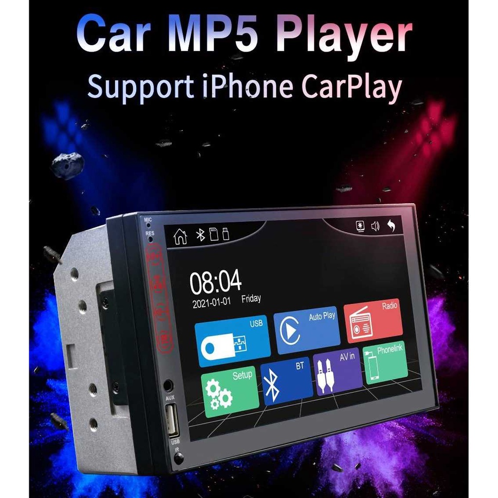 Jual ZUIDID Head Unit Android Auto Apple CarPlay Double Din Bluetooth 5 ...
