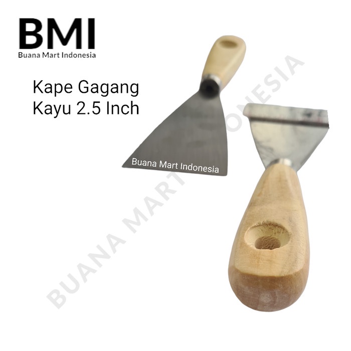 Jual Kape Gagang Kayu 2.5 Inch | Kape Besi Scrapper | Scrap | Kapi ...
