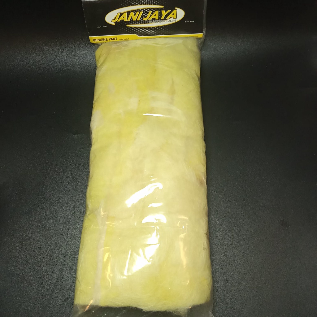 Jual GLASSWOOL KUNING TEBAL KNALPOT RACING KUNING JANI JAYA GLASSWOOL ...