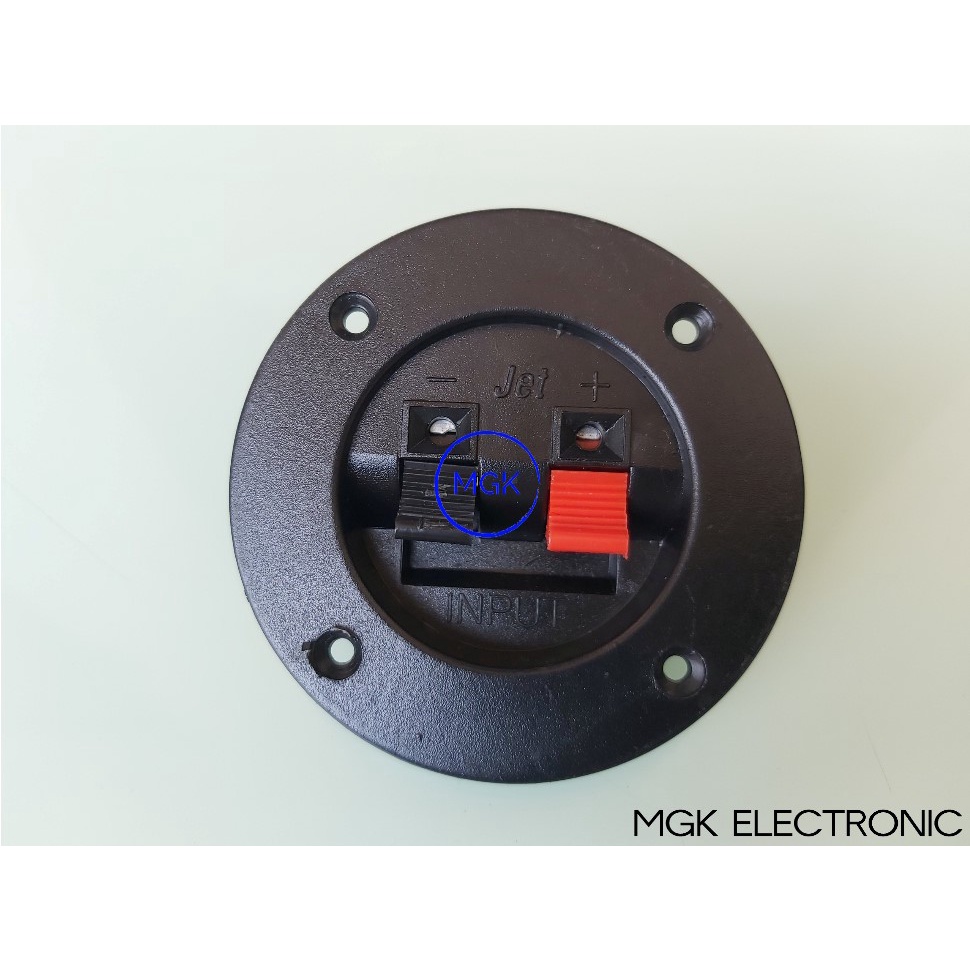 Jual Terminal Speaker Bulat 2 Pin / Terminal Box Speaker Japit Bulat 2 ...