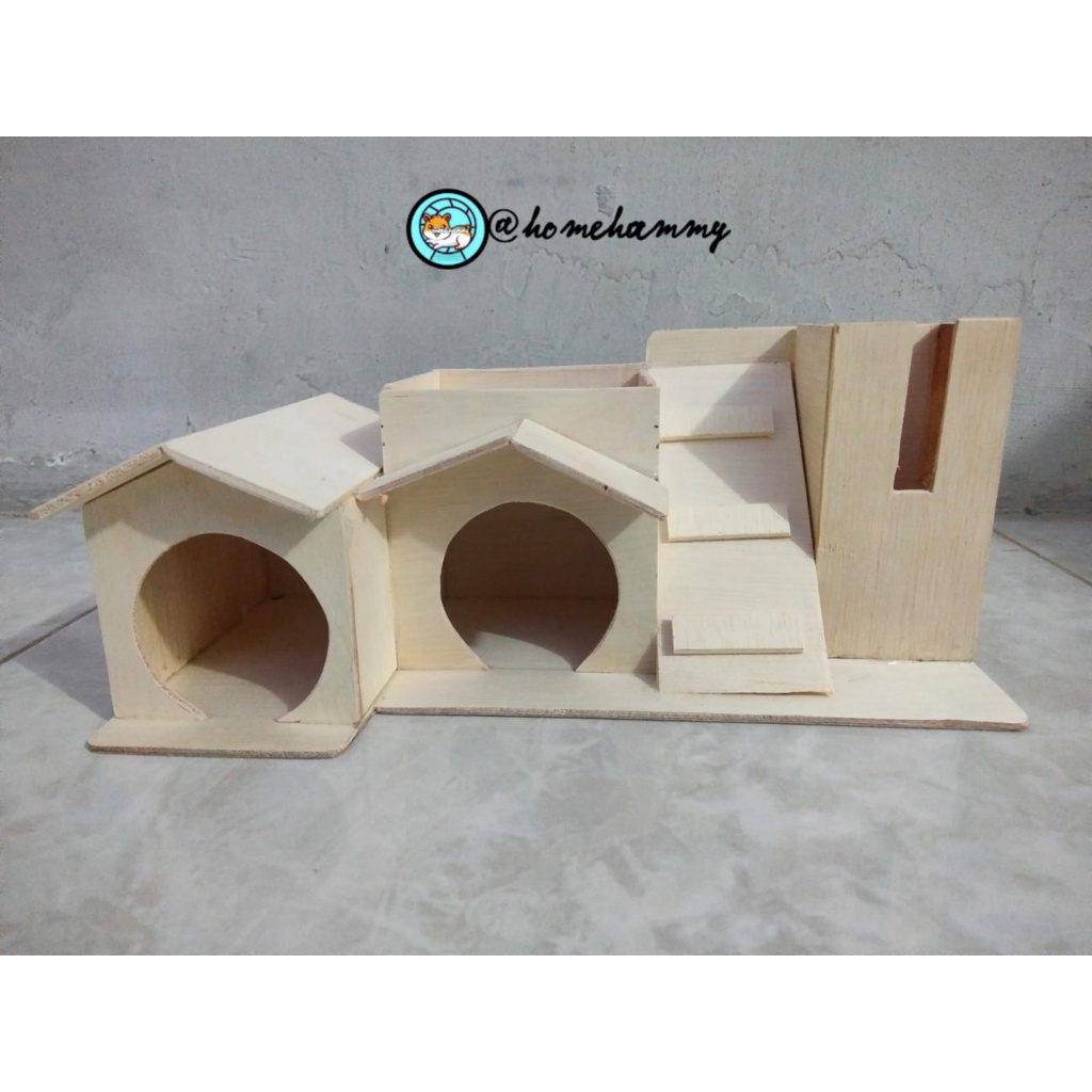 Jual RUMAH HAMSTER 1 SET MINIMALIS BENTUK L | Shopee Indonesia