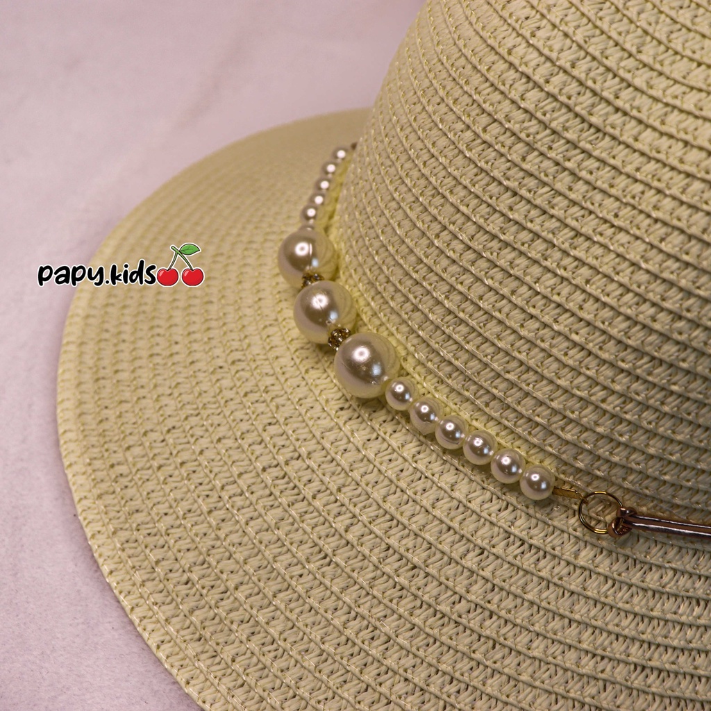Jual Topi pantai oval mutiara PO8 / Topi pantai bucket mutiara/ Summer Hat | Shopee Indonesia