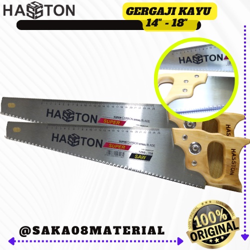 Jual PROMO GERGAJI KAYU 18 INCH 1260-118 HASSTON ORIGINAL TERBARU ...