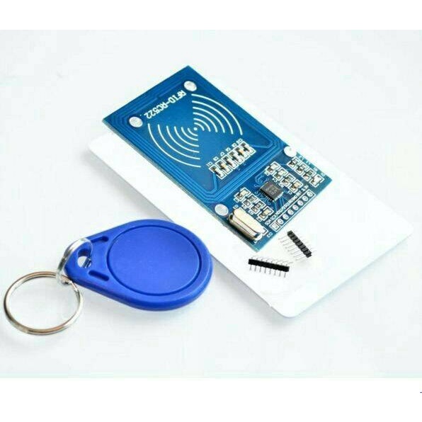 Jual MFRC-522 RC-522 RFID CARD + KEYCHAIN SENSOR MODULE | Shopee Indonesia