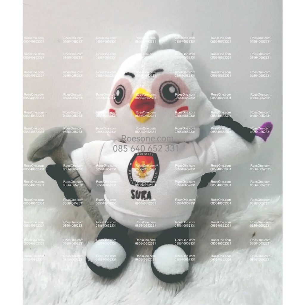 Jual Boneka Maskot KPU Sura dan Sulu Boneka Custom Souvenir Boneka ...