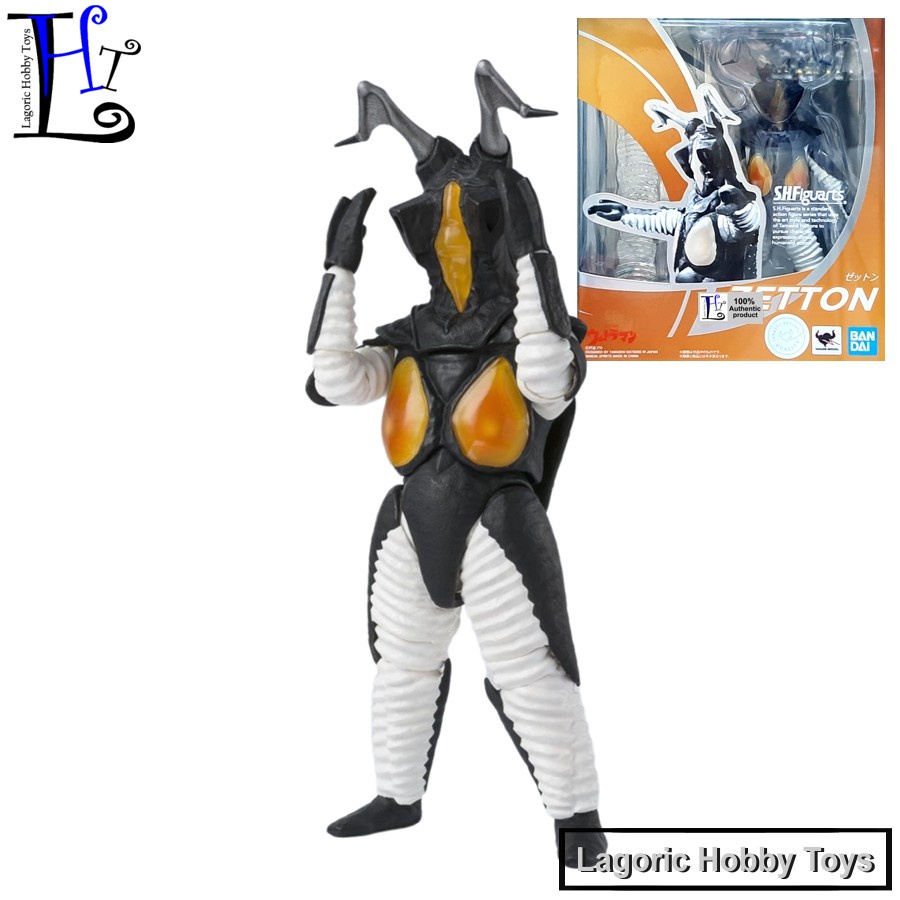 Jual SHF Zetton Seijin Monster Ultraman Hayata 66 Bandai Mainan Figure ...