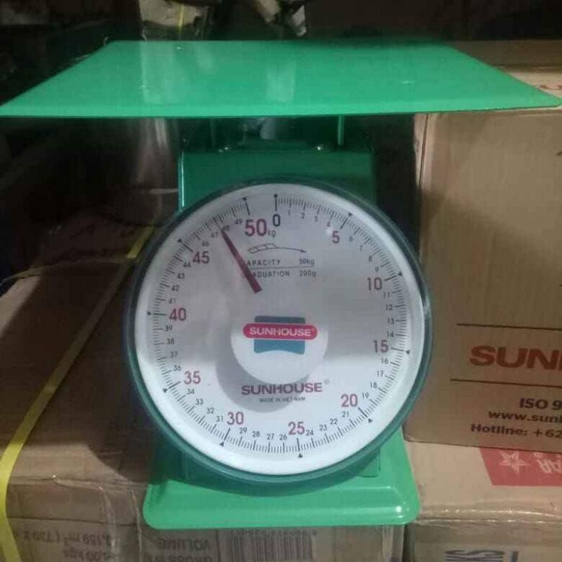Jual Timbangan Vietnam 50 KG Hijau Besi Sunhouse Dial Spring Scale SH-450 Bukan Nhon Hoa ...