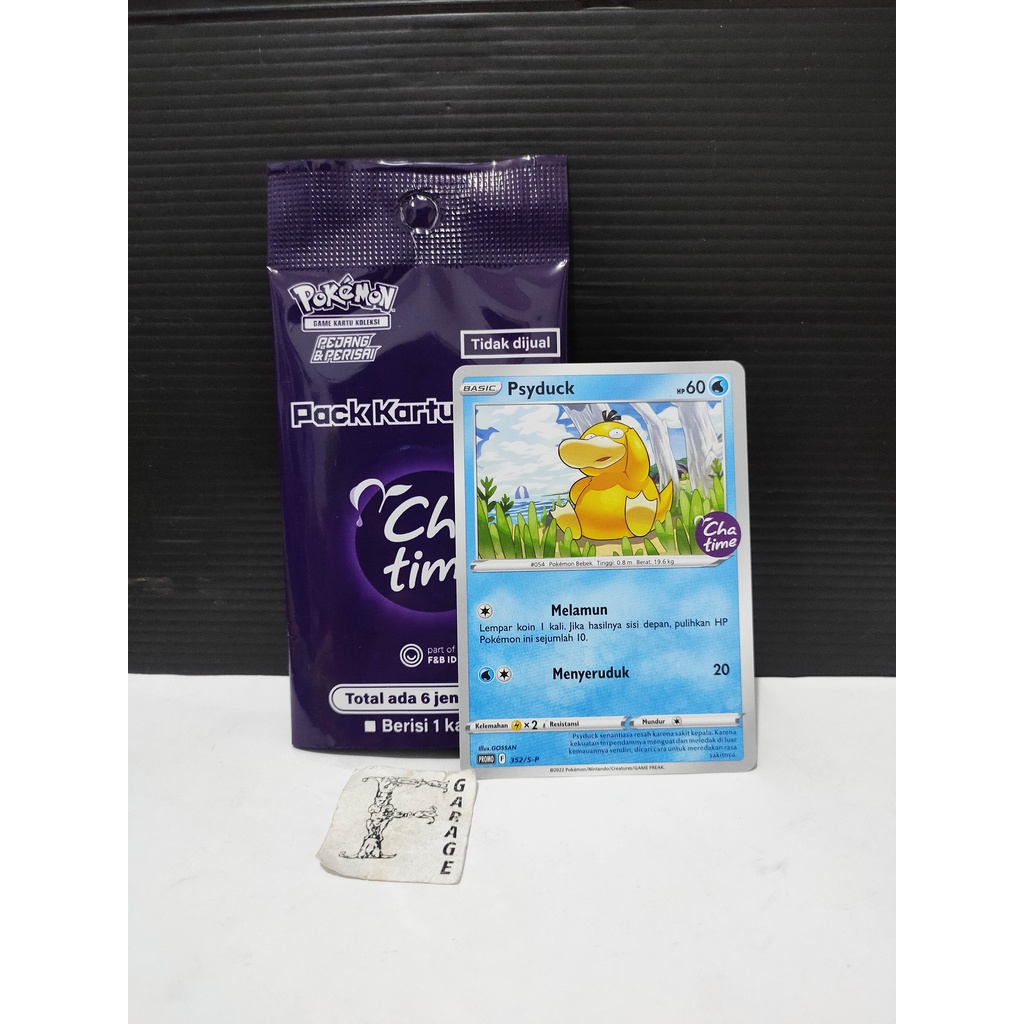 Jual Kartu Chatime Pokemon Psyduck TCG Card Original | Shopee Indonesia