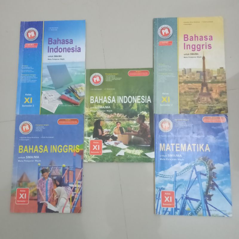 Jual PR Matematika Bahasa Indonesia Bhs Inggris kelas XI SMA/MA Mata ...
